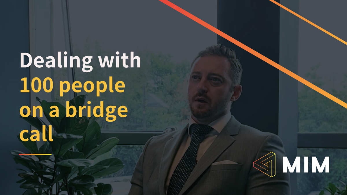 Dealing with 100 people on a Major Incident bridge call – Major ...